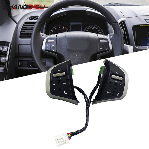 For Isuzu D-max mux Steering Wheel Cruise Switch Bluetooth Audio Volume ...