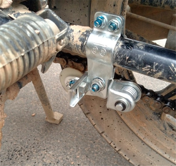 Automatic Motorcycle Steel Chain Tensioner Pulley Wheel Guide Bolt On ...