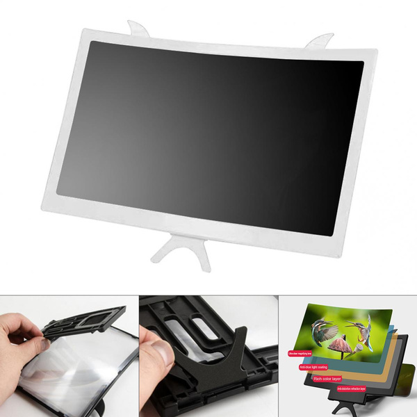 12 Inch Stand Enlarged Screen Mobile Phone Magnifier Projection Phone ...