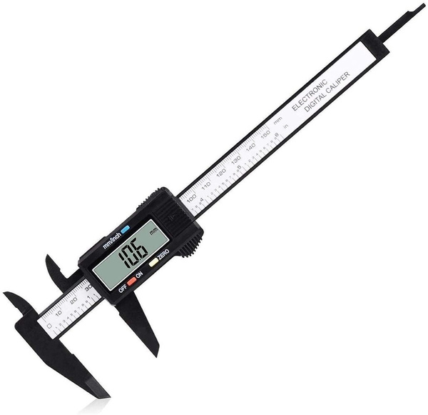 Digital Caliper 0-6" Calipers Measuring Tool - Electronic Micrometer ...