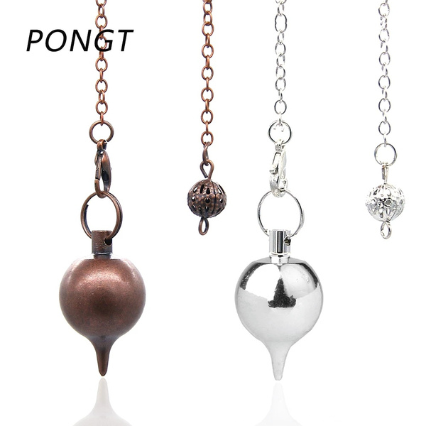 Metal Pendulums For Dowsing Divination Ball Shape Reiki Spiritual