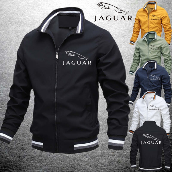 2021 New Germany Fashion Car Logo Jaguar Printed Coats Spring Autumn ...