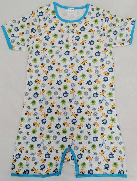 ABDL Jumpsuits Printed Open Crotch Adult Size Onesie Body Suit Adult ...