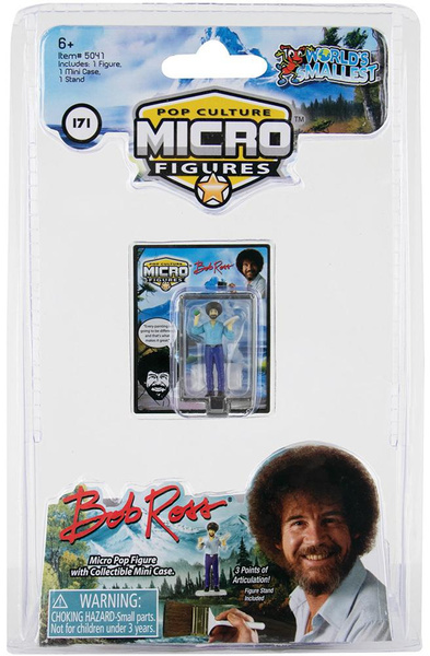 World’s Smallest Bob Ross Pop Culture Micro Figures | Wish