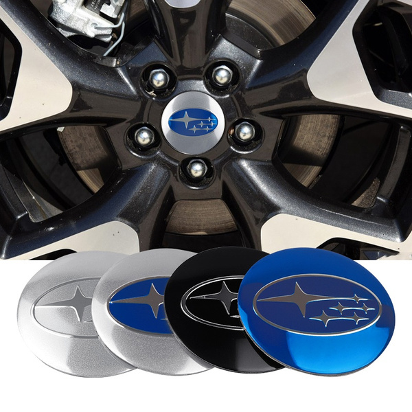 4 Pieces of 56.5mm Subaru Car Logo Pattern Wheel Center Hub Cover ...