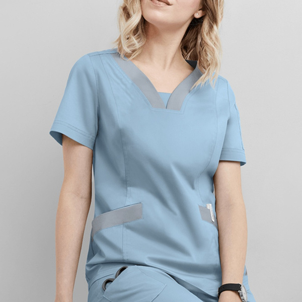 Female Nurse Uniform Operating Room Short Sleeve Hand Washing Clothes ...