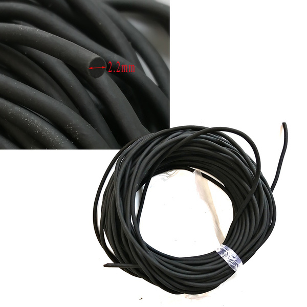 10 Meters 2.2mm Rubber Solid Elastic Rubber Line Rubber Line for ...