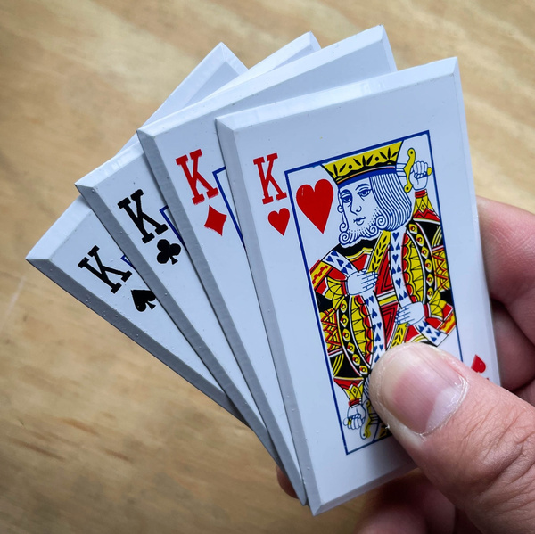 4PC KINGS Throwing Cards | Wish