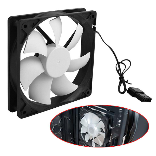 PC Case Fan 120mm 12V DC 4Pin Cooler Cooling Fans Heatsink For CPU ...