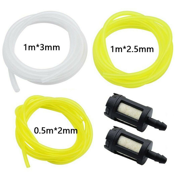 5PCS Petrol Fuel Pipe Fuel Filter Tube Hose Lines and Filter Kit for ...