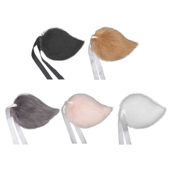 Lolita Bunny Tails Furry Rabbit Tail Plush Kawaii Bunny Costume for ...