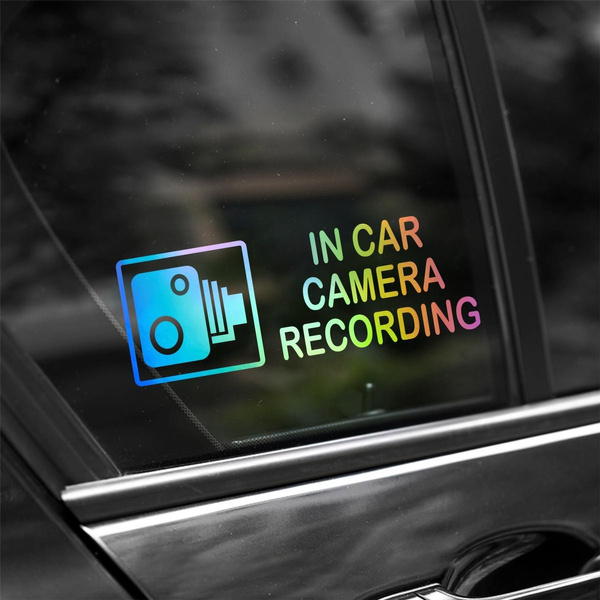 Car Stickers CCTV Signs-Van,Lorry,Truck,Taxi,Bus,Camera Recording ...