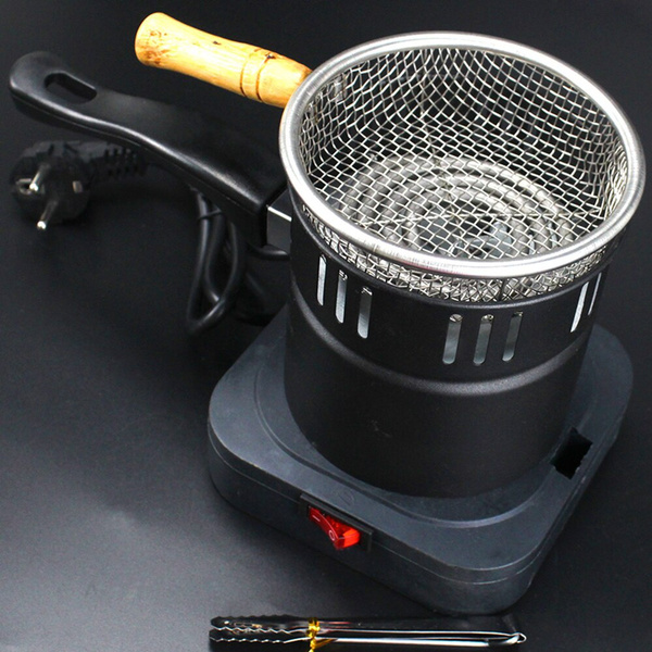 Electric Black Shisha Hookah Charcoal Burner Heating Coal Lighter Stove ...