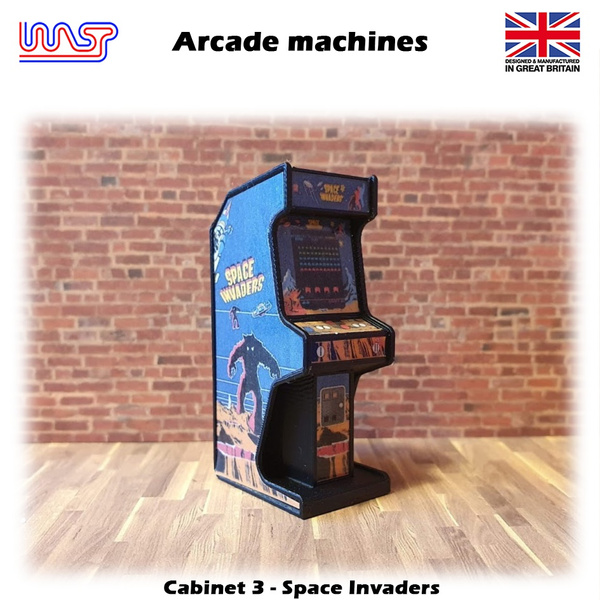 Arcade machine Space Invaders 1:32 Track Side Scenery Pub Bar Game Retro WASP | Wish