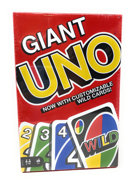 Mattel Games Family Fun Giant Uno Original Card Game with Box | Wish