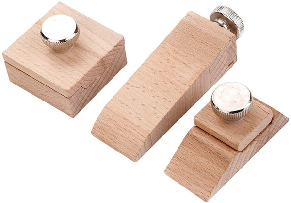 3 Stlye DIY Leather Craft Edge Treatment Polish Sand Paper Clip Wood ...