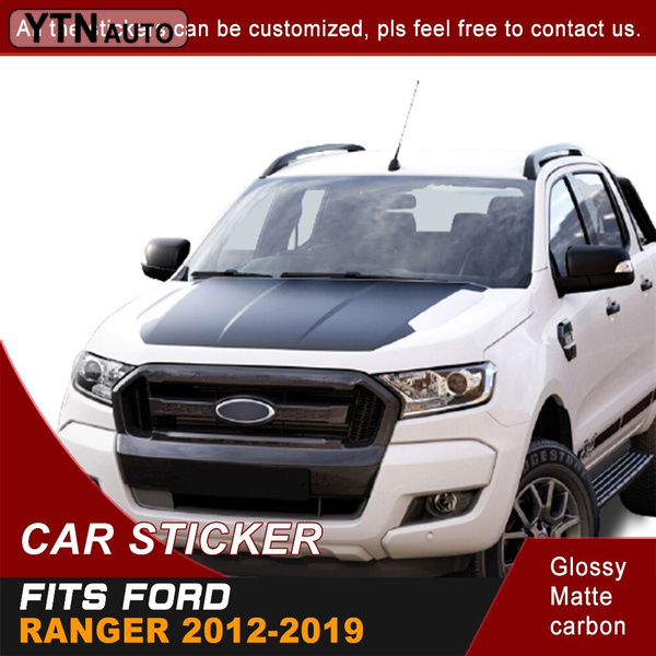 Car Decoration Hood Bonnet Sticker For Ford Ranger 2012 2013 2014 2015 ...