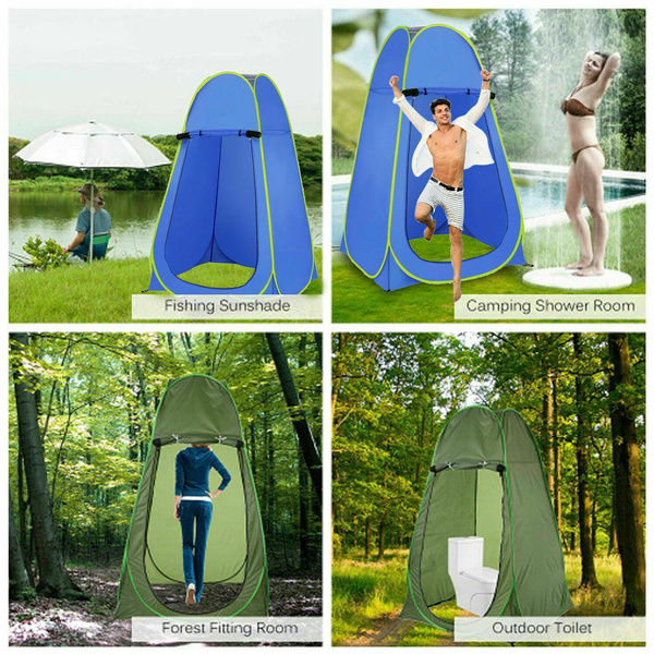 Portable Shower Tent Outdoor Instant Pop Up Tent Camping Shower Toilet ...