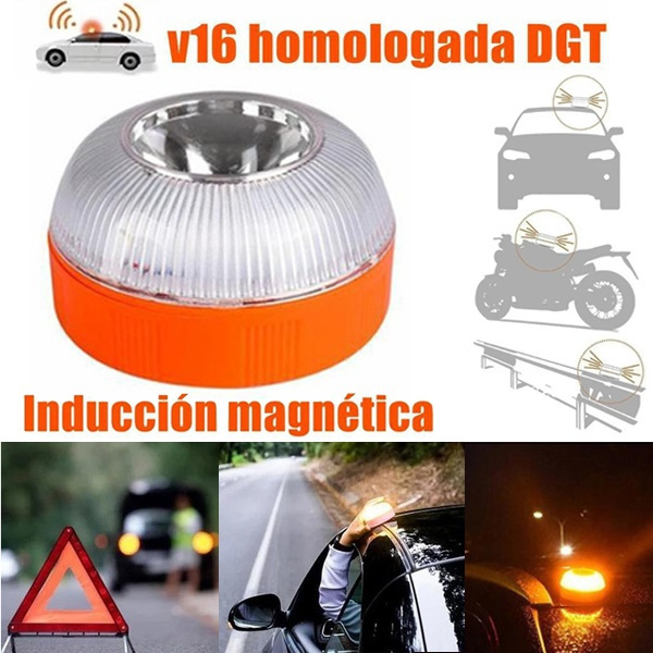 V16 Strobe Car Emergency Light Car Rechargeable Emergency Light Road ...