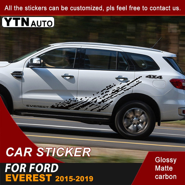 Car Stickers 2 Pieces Side Door 4x4 Graphic Vinyl Cool Car Customized ...