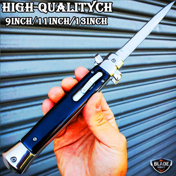New Classic Gentleman Tactical Automatic Switchblade Knife Italian ...
