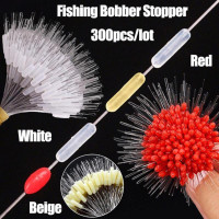 300pcs/lot Float Transparent Rubber Stopper S M L Fishing Bobber ...