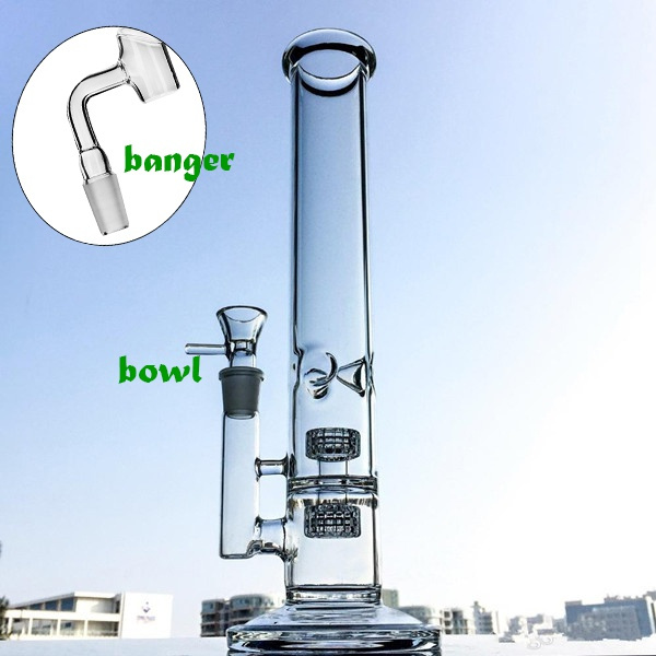 10.2 inchs Tall High Ice Pinch Glass Water Pipes dab Rigs Stereo Matrix ...