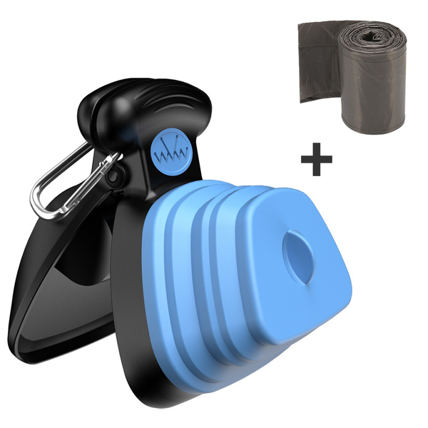 Dog Poop Scooper, Portable Pet Toilet Waste Pickup with Bag Dispense ...