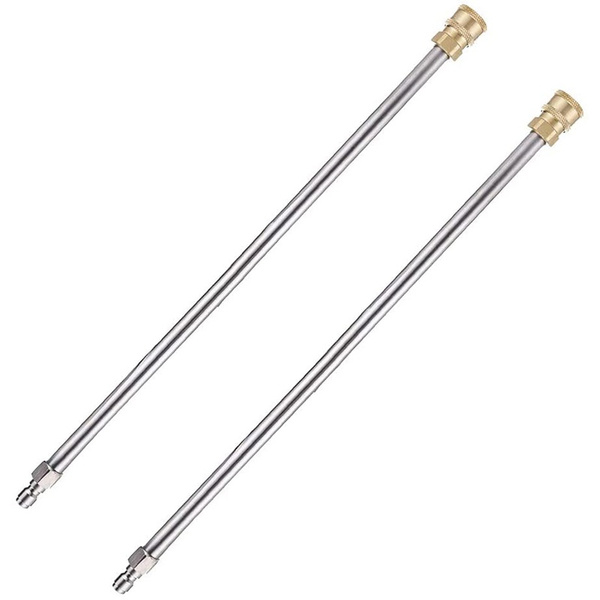 Pressure Washer Extension Rod, 17-Inch Stainless Steel 1/4 Inch Quick ...