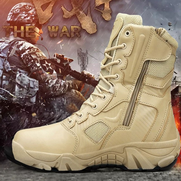2021 New Tactical Military Boots for Men Army Combat Boot Desert Boots ...