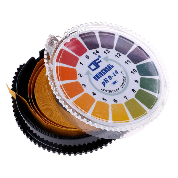5M Alkaline Acid Indicator Meter Test Paper Roll 0-14 1-14 PH Meters ...