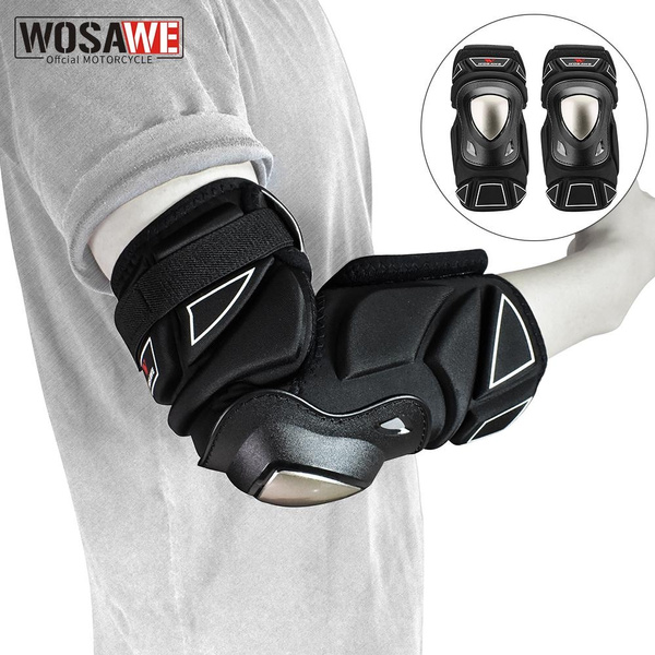 WOSAWE Adults Motorcycle Elbow Pads Motocross Elbow Protector Road Bike ...