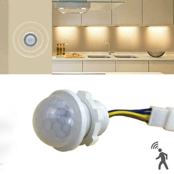 1Pcs Mini Smart Switch Closet PIR Sensor Detector 110V 220V LED PIR ...