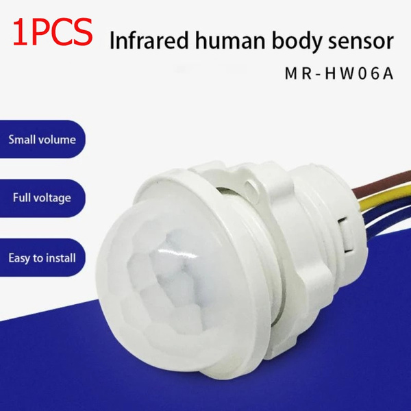 Mini Closet PIR Sensor Detector Smart Switch 110V-265V LED PIR Infrared ...