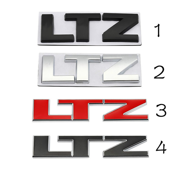 3D Metal Car Sticker LTZ Emblem Badge Decals for Chevrolet Silverado ...