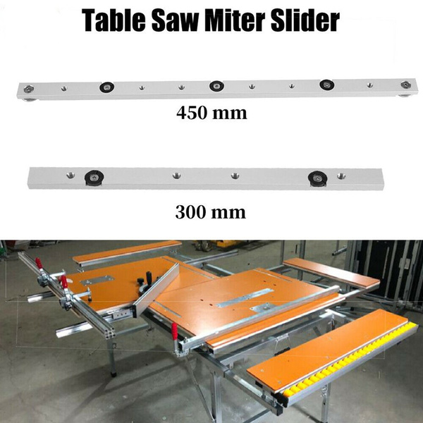 High Strength Woodworking Bar Saw Table Bar Sliding Miter In-Use Tool ...