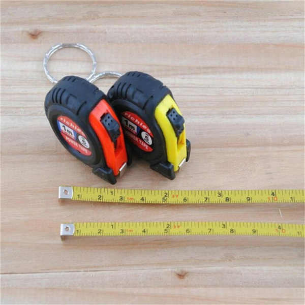 New Color Key Size Metric Chain Ruler Pocket Tape Retractable Ruler ...