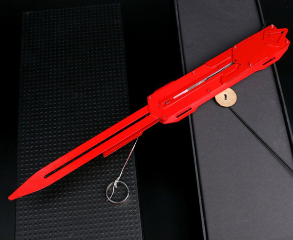 3 Tyles Blade Hidden Blade Sleeve Sword Action Figure Hidden PVC Blade ...