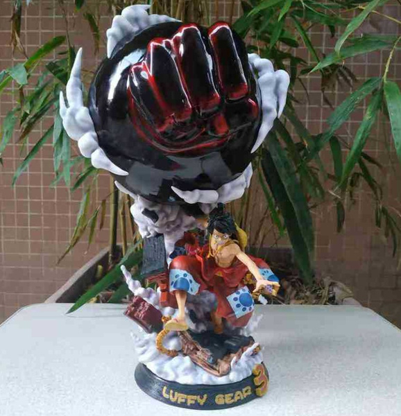 Big Hand Kimono Monkey D Luffy Gear Third 3 Bound Man GK Statue Action ...