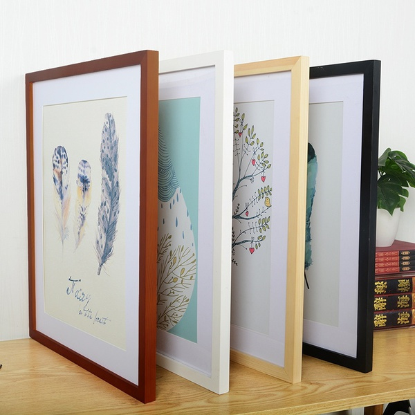 DIY Solid Wood Canvas Painting Frame Kit Wooden Photo Poster Inner ...