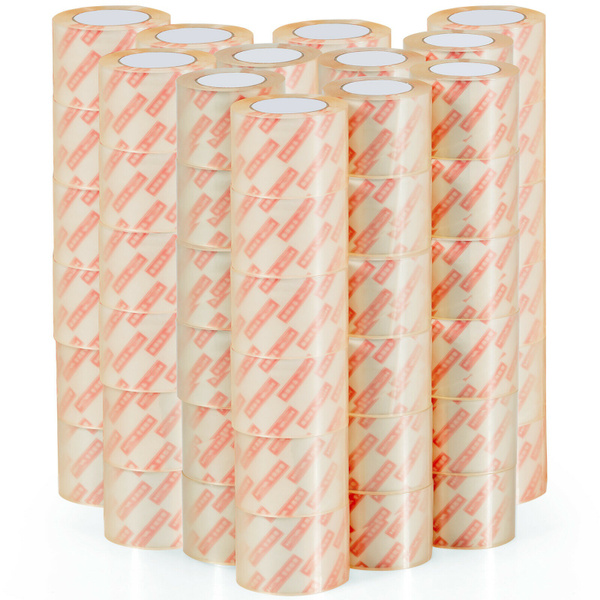 Costway 72 Rolls Clear Carton Box Shipping Packing Package Tape 3