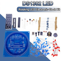 Rotating LED Display Alarm Electronic Clock Module Water Lamp DIY Kit ...