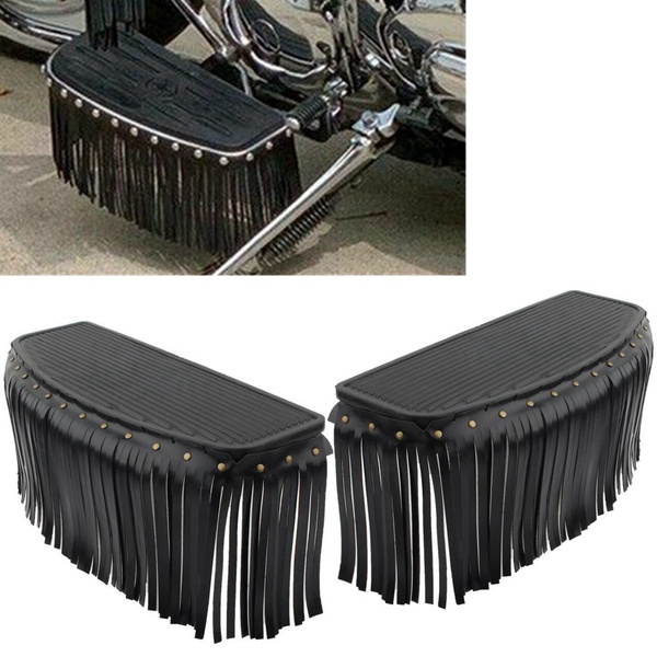 Motorcycle Retro Tassel Fringed Microfiber Simulation Leather ...