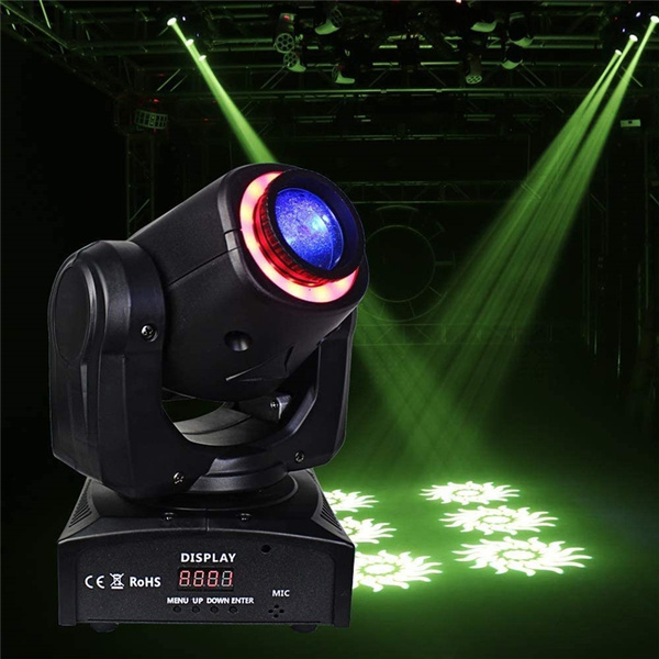 Mini Led 70W Beam Moving with LED Colorful Ring Effect Led Wash Super ...