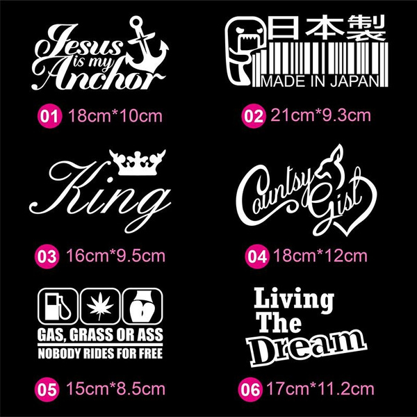 1PC Funny Car Sticker 24 Style EXPLORE Adventure Fashion Auto Sticker ...