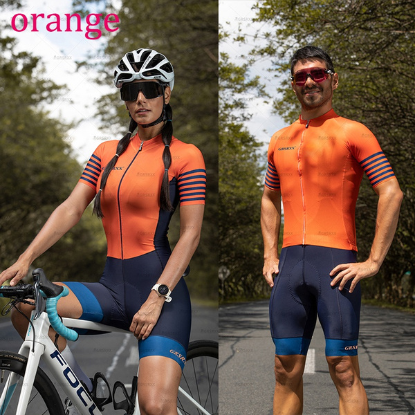 Cycling Triathlon Suit Women&men Short Sleeves Pro Team Triathlon Set ...