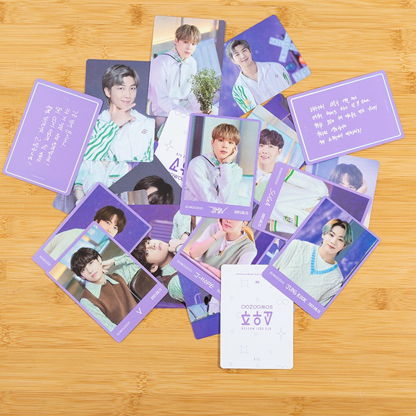 7Pcs/8Pcs/Box Kpop Idol Bangtan Boys 2021 Sowoozoo Cards Bronzing ...