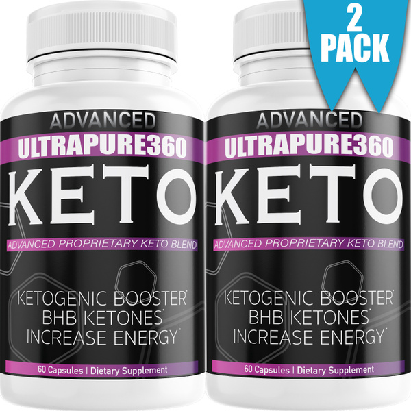 Keto Ultra Pure 360 Keto Diet Pills, 2 Bottles, 120 Capsules Total Keto ...