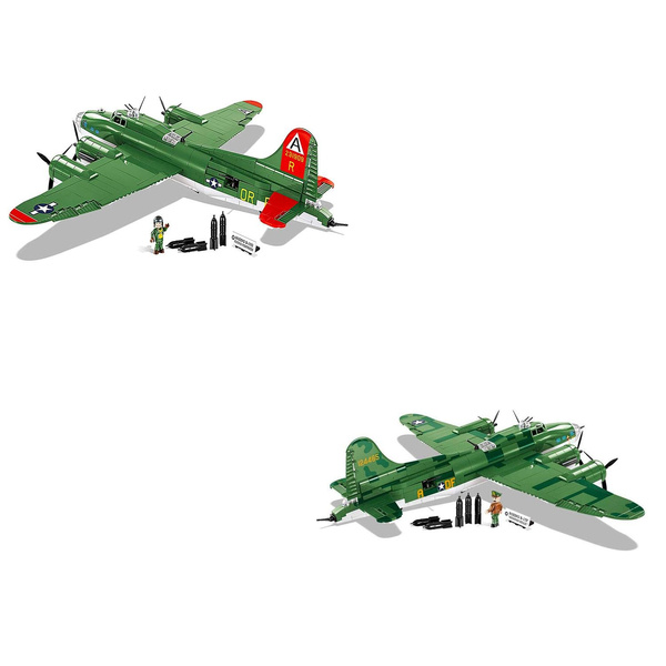 COBI B-17 Flying Fortress w/ Boeing B-17F Memphis Plane Building Block ...
