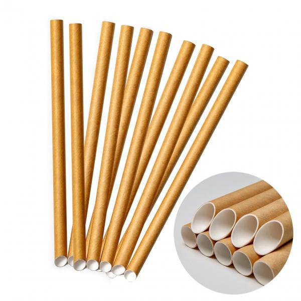 100Pcs/Bag Practical Wide Straw Eco-friendly Paper Multifunctional ...